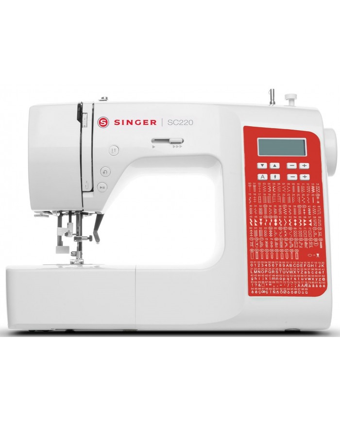 Singer SC220 Red Electronic Sewing Machine