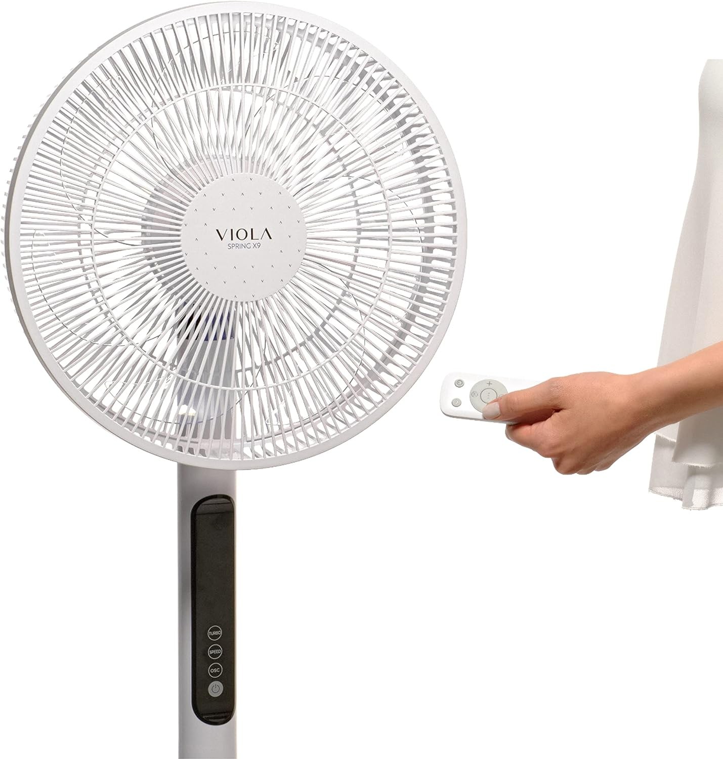 VIOLA Spring X9 Ventilatore a Piantana Silenzioso con Telecomando