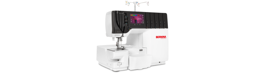 Overlocker with BERNINAcover stitch
